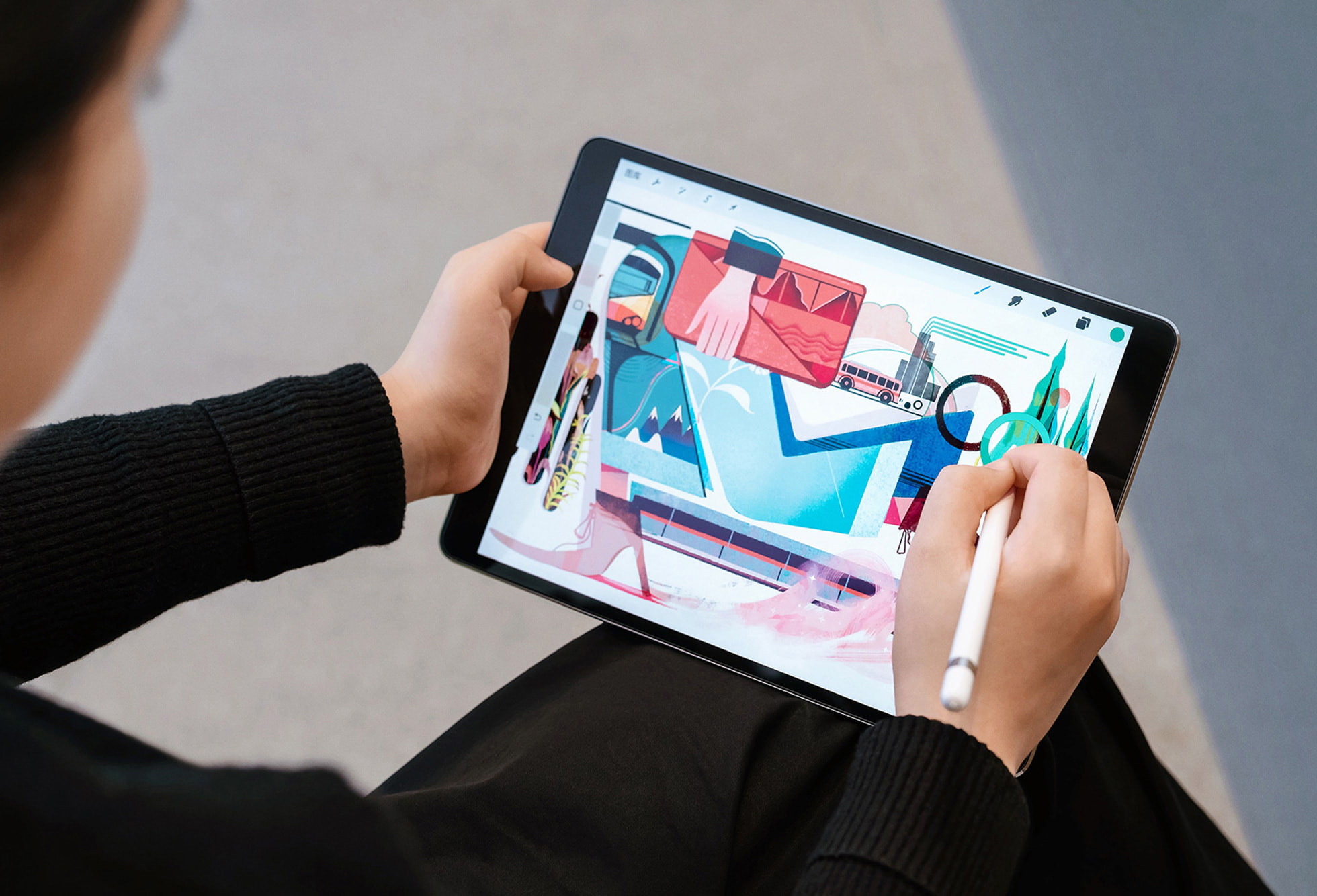 iPad 用户施展创意，为庆祝 2022 世界地球日设计电子交通卡卡面 - Apple (中国大陆)