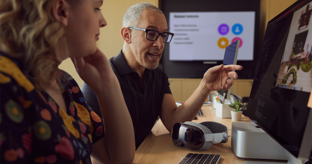 Apple 发布为 Apple Vision Pro 打造空间体验的开发者工具 - Apple (中国大陆)