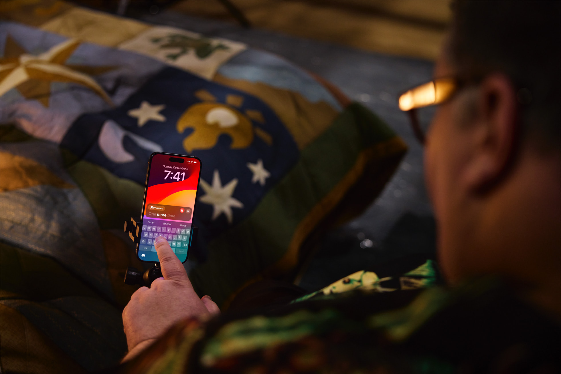 残疾人权利倡导者用 iPhone 保留声音 - Apple (中国大陆)