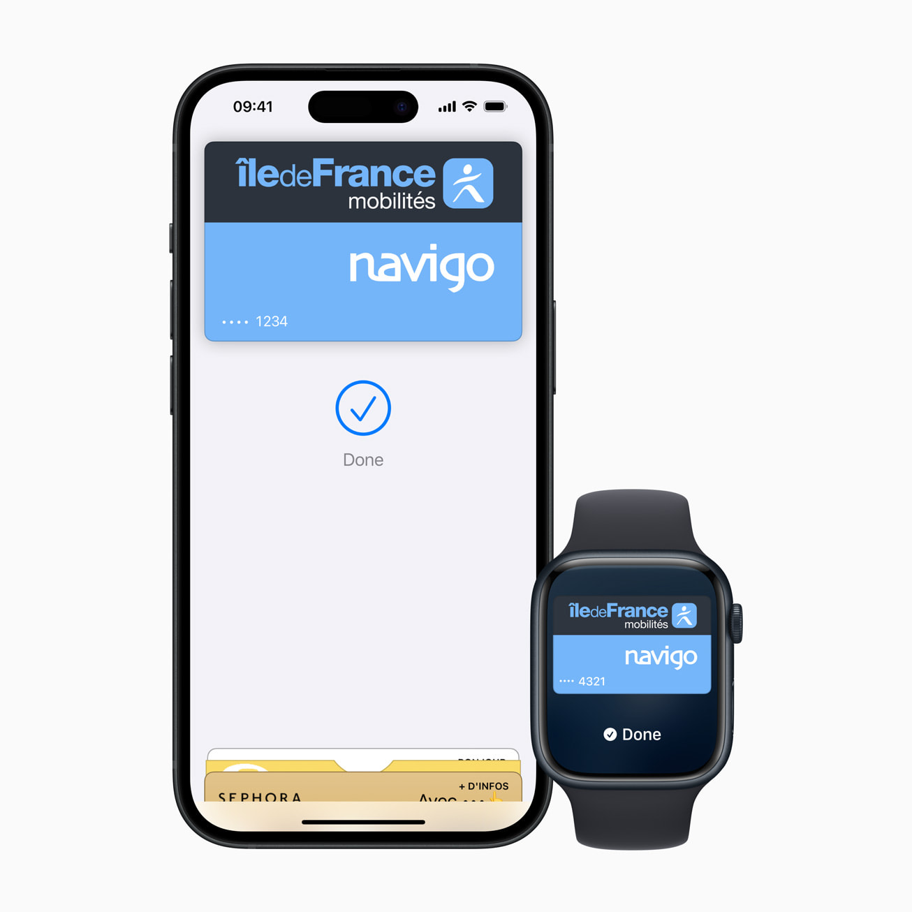 Apple 与法兰西岛运输联合会合作推出 iPhone 与 Apple Watch 版 Navigo - Apple (中国大陆)