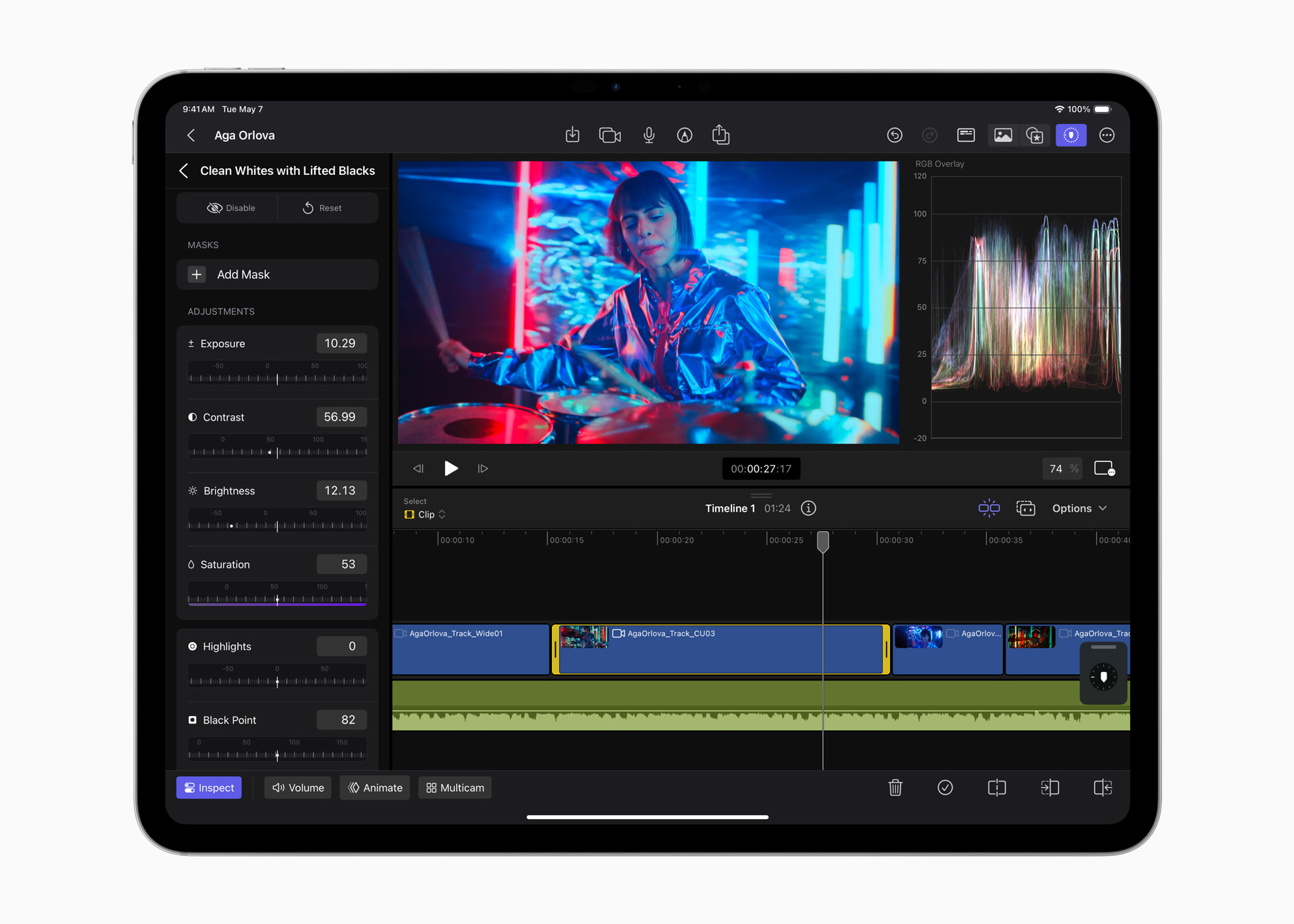 Final Cut Pro 以 iPad 版的实时多机位功能和 Mac 版的全新 AI 功能开创视频创作新体验 - Apple (中国大陆)