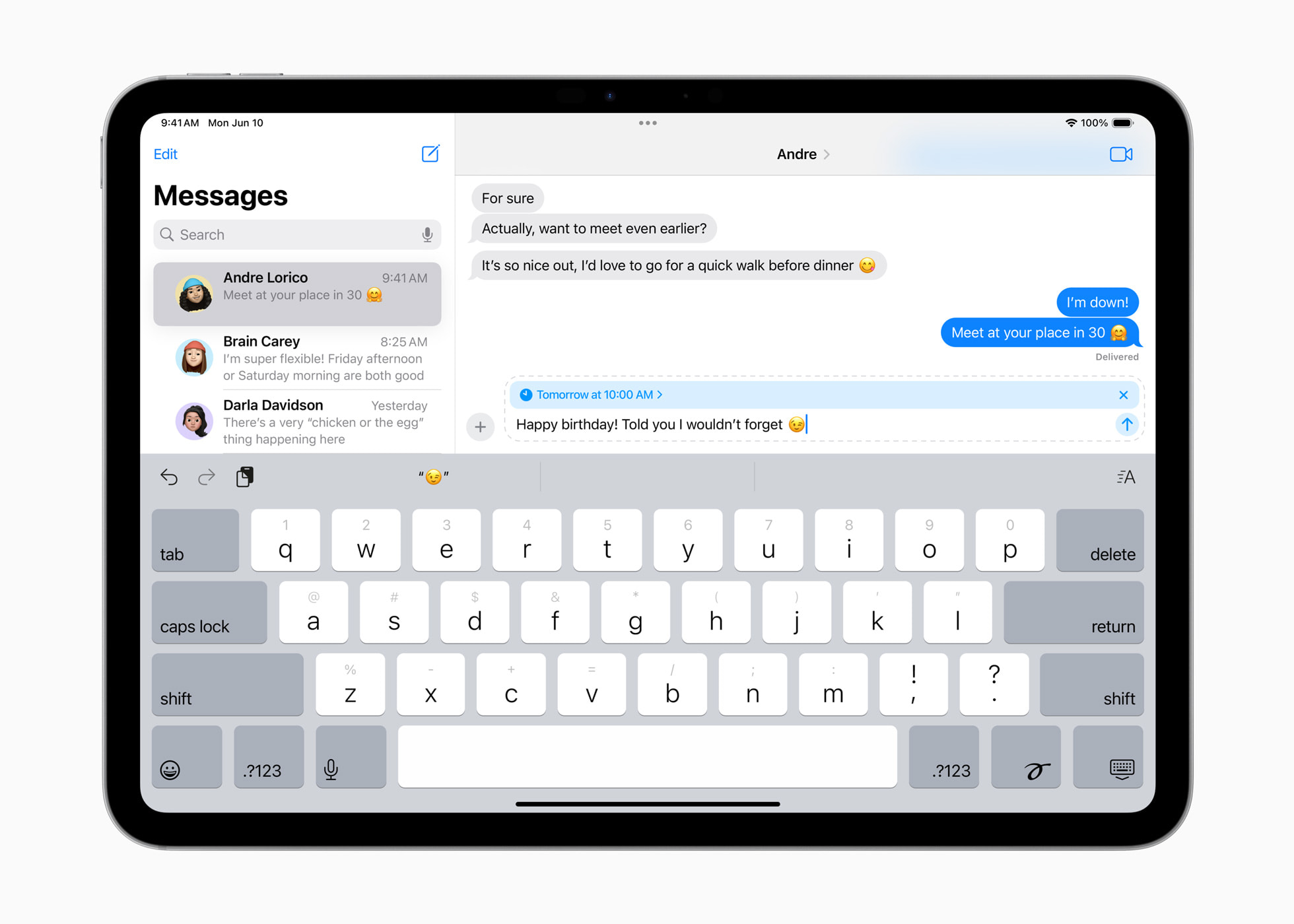 iPadOS 18 推出强大智能功能与专为 Apple Pencil 打造的 app - Apple (中国大陆)
