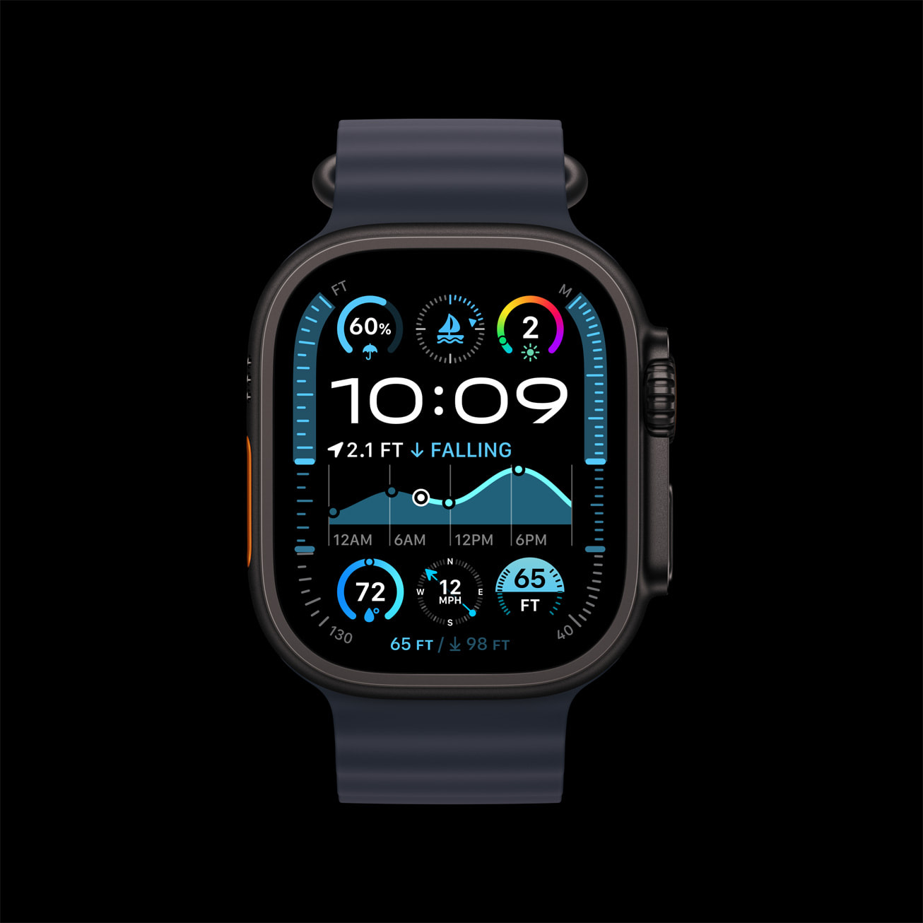 Apple Watch Ultra 2 现提供黑色钛金属外观 - Apple (中国大陆)
