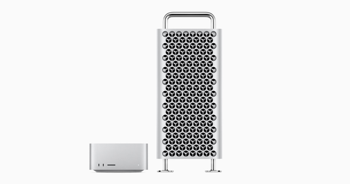 Apple 发布新款 Mac Studio 并为 Mac Pro 搭载 Apple 芯片 - Apple (中国大陆)