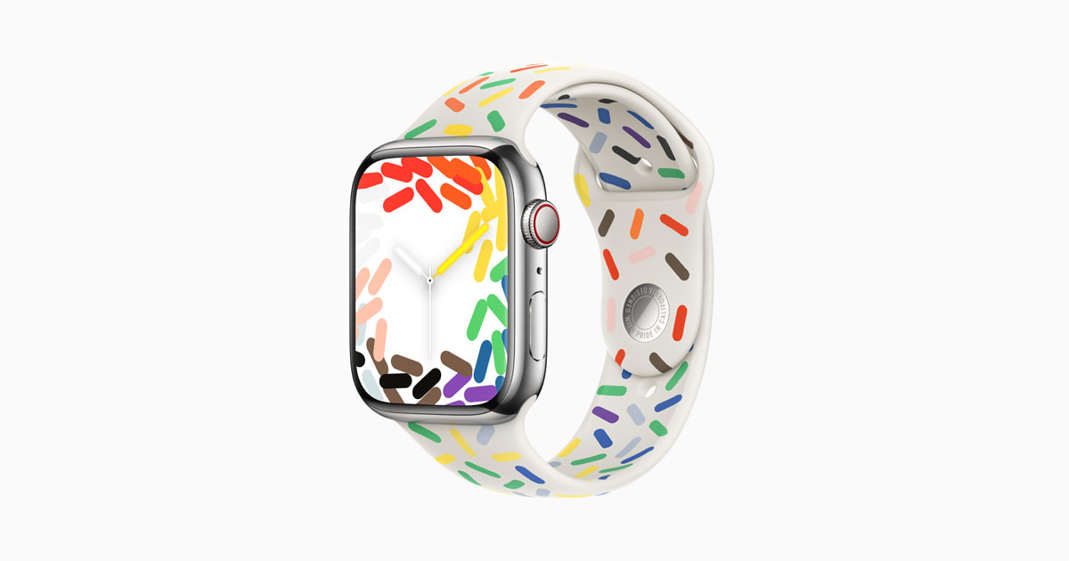Apple Watch 彩虹系列为 LGBTQ+ 社群喝彩 - Apple (中国大陆)
