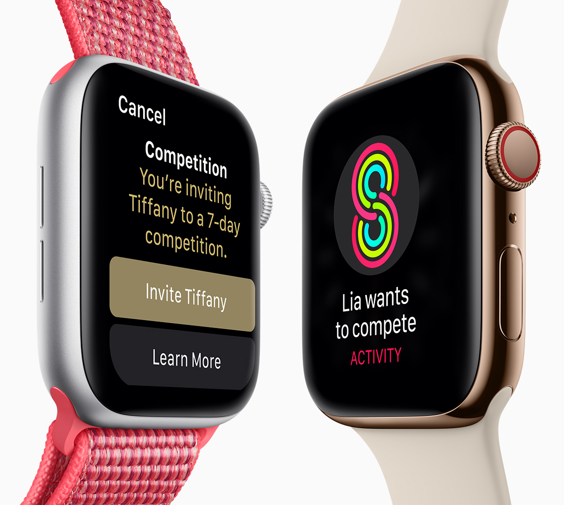 Apple Watch Series 4 经过重新设计，呈现更加优美的外观，具备突破性的通讯、健身和健康功能 - Apple (中国大陆)