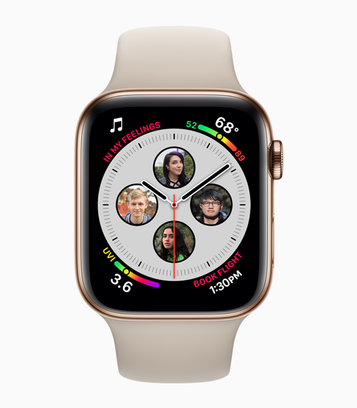 Apple Watch Series 4 经过重新设计，呈现更加优美的外观，具备突破性的通讯、健身和健康功能 - Apple (中国大陆)