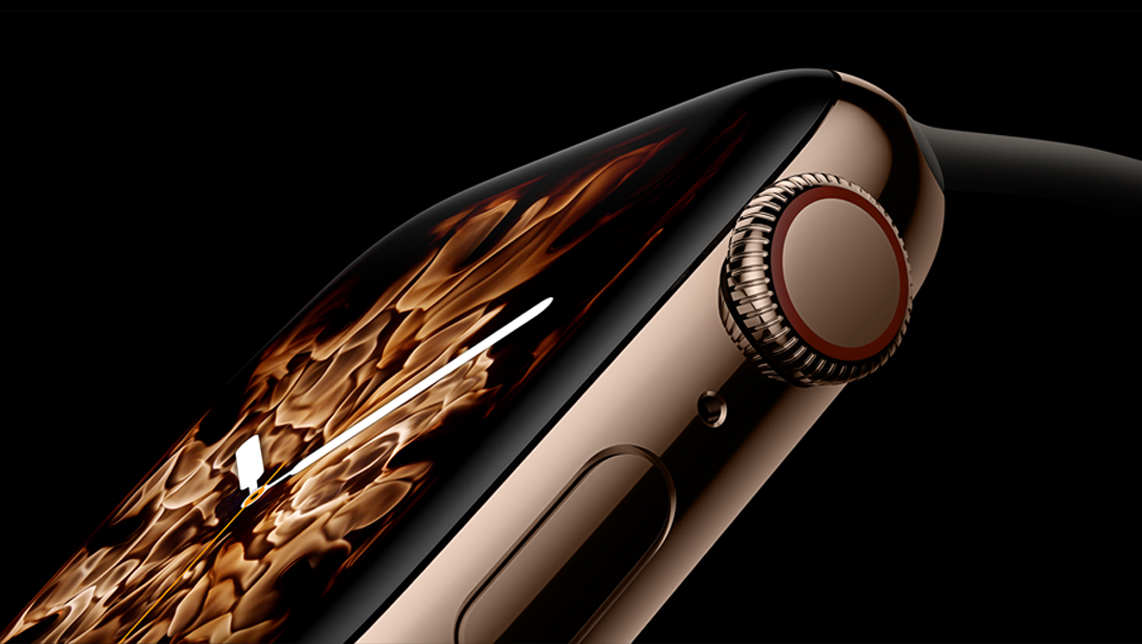 Apple Watch Series 4 经过重新设计，呈现更加优美的外观，具备突破性的通讯、健身和健康功能 - Apple (中国大陆)